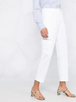 Fabiana Filippi High-waisted Cropped Trousers