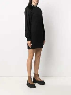 DIESEL® Logo Collar Sweater Dress