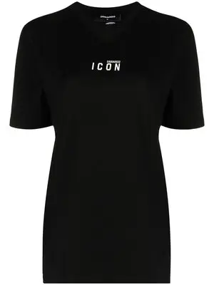 Dsquared2 Logo-print Cotton T-shirt - Black