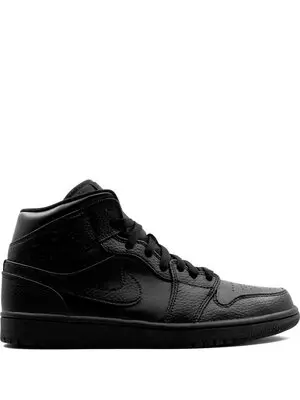 JORDAN Air 1 Mid Triple Sneakers