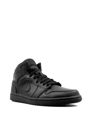 JORDAN Air 1 Mid Triple Sneakers