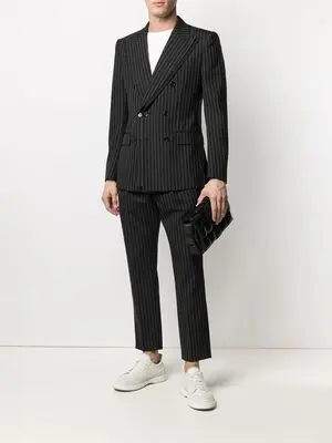 Dolce & Gabbana Cropped Pinstripe Trousers