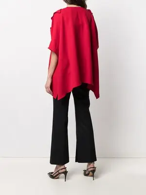 Valentino Garavani Ruffled Drape Blouse