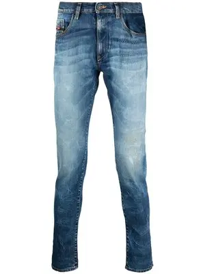 DIESEL® D-strukt Slim Fit Jeans - Blue