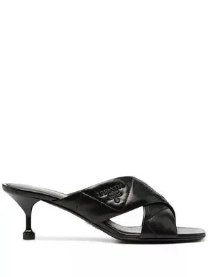 Prada 60mm Crossover-strap Sandals