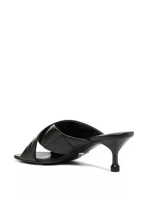 Prada 60mm Crossover-strap Sandals