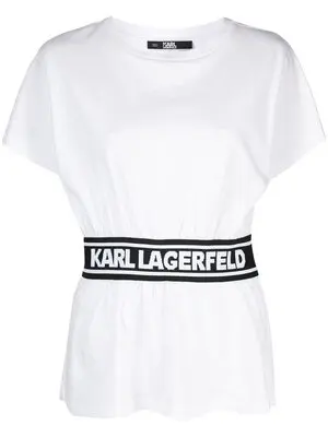 Karl Lagerfeld Logo Tape Belt T-shirt