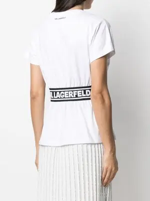 Karl Lagerfeld Logo Tape Belt T-shirt