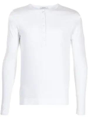 ADAM LIPPES Long-sleeved Cotton T-shirt