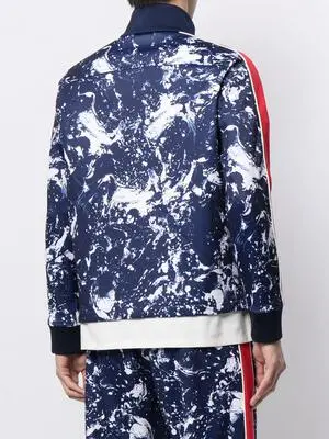 PORTS V Printed Zip-up Track Jacket