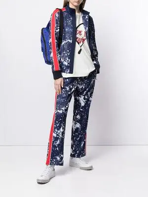 PORTS V Printed Zip-up Track Jacket