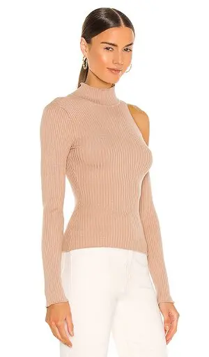 Nbd Moira Cut Out Top In Brown