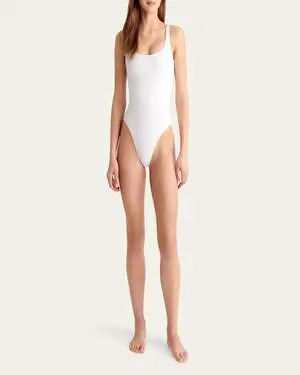 ERES Asia One-piece Swimsuit - Blanc