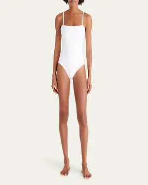 ERES Aquarelle One-piece Swimsuit - Blanc