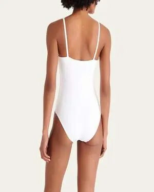 ERES Aquarelle One-piece Swimsuit - Blanc