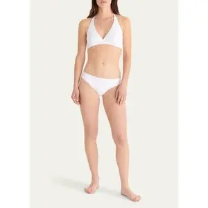 ERES Larcin Deep V One-piece Swimsuit - White