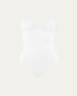 ERES Eres Cassiopee Strapless One-Piece Swimsuit Blanc