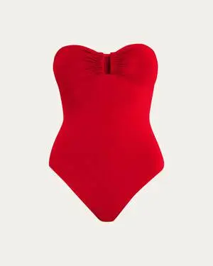 ERES Eres Cassiopee Strapless One-Piece Swimsuit Logo