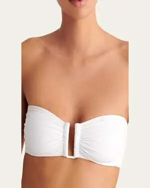 ERES Show Bandeau Bikini Top - Blanc