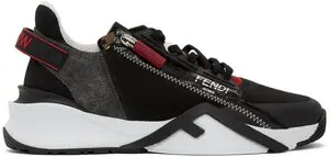 Fendi Fendi Black & Grey Suede 'Flow' Sneakers Complete Price