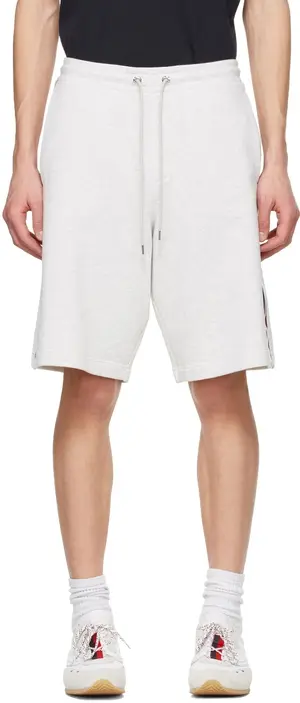 Moncler Moncler Grey French Terry Shorts - 905 Grey