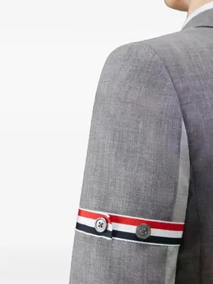 Thom Browne Fun-mix Panelled Blazer - Grey
