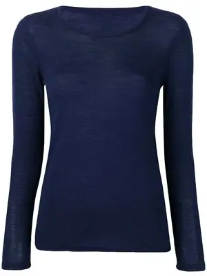 SOTTOMETTIMI Slim-fit Pullover - Blue
