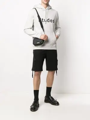 ÉTUDES STUDIO Logo-print Hoodie - Grey