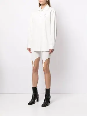 DION LEE Logo Shirt - Ivory