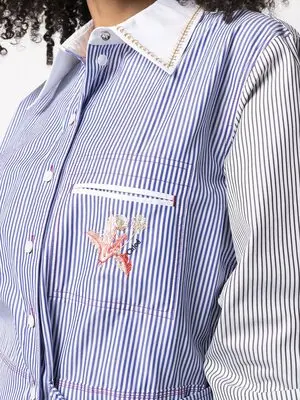 Chloé Pinstripe Shirtdress
