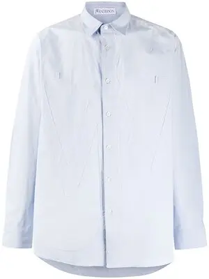 JW Anderson Tonal Applique Buttoned Shirt