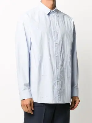 JW Anderson Tonal Applique Buttoned Shirt