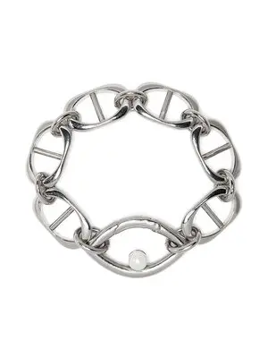 CAPSULE ELEVEN Chain Pearl Bracelet - Silver