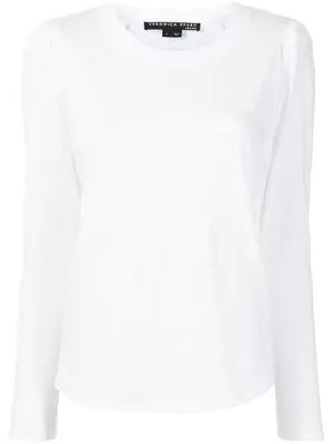 Veronica Beard Round Neck Long-sleeved T-shirt