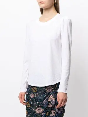 Veronica Beard Round Neck Long-sleeved T-shirt