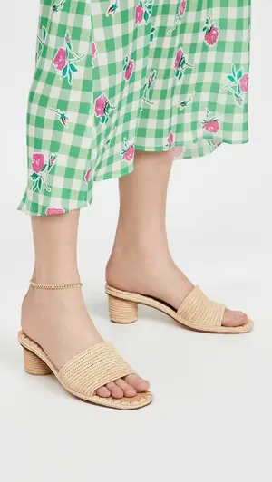 Carrie Forbes Bou Heeled Mules