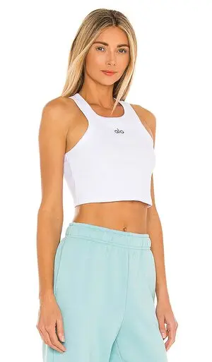 Alo Yoga Ribbed Stretch Tank Top