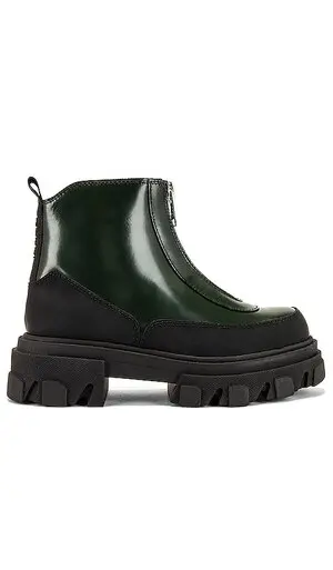 GANNI Zipper Boot In ,black