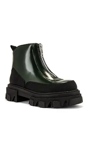 GANNI Zipper Boot In ,black