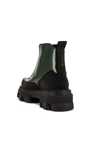 GANNI Zipper Boot In ,black
