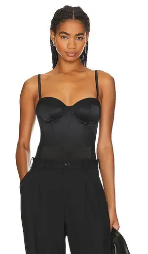 Fleur Du Mal Hamptons Bustier - Black