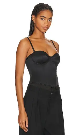 FLEUR DU MAL Hamptons Bustier - Black