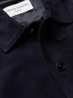Officine Générale Valentin Suede Bomber Jacket
