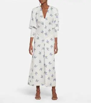 Isabel Marant Bagenia Floral Midi Dress