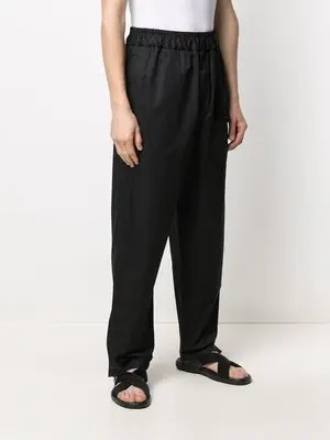 JIL SANDER Elasticated Waist Wide-leg Trousers