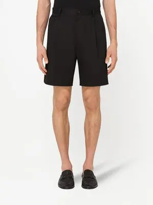 Dolce & Gabbana Straight-leg Bermuda Shorts - Black