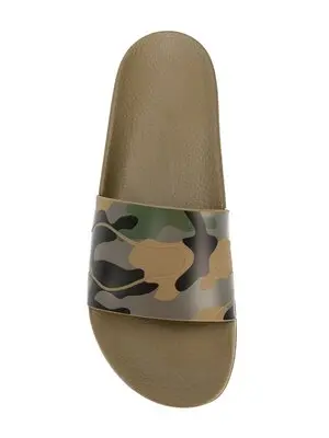 Valentino Garavani Camouflage Slides - Green
