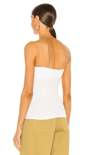 Enza Costa Essential Strappy Tank - White