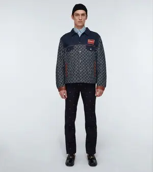 Gucci Eco-washed Organic Gg Denim Jacket