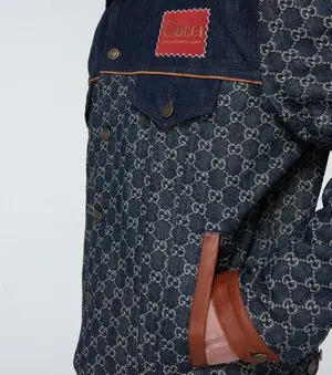 Gucci Eco-washed Organic Gg Denim Jacket
